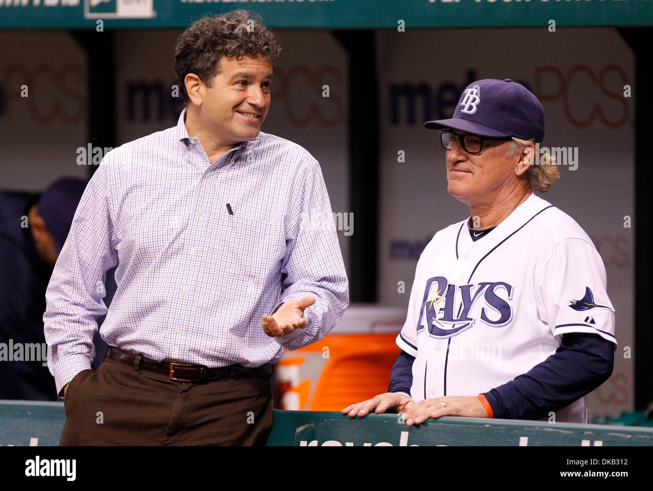 Sept. 26, 2011 - St. Petersburg, Florida, U.S. - Rays owner STUART ...