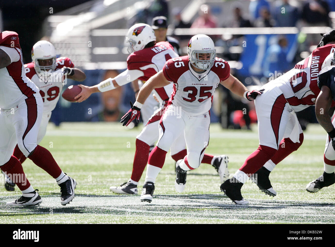 Sept. 26, 2011 - Seattle, Washington, U.S - Arizona Cardinals fullback ...