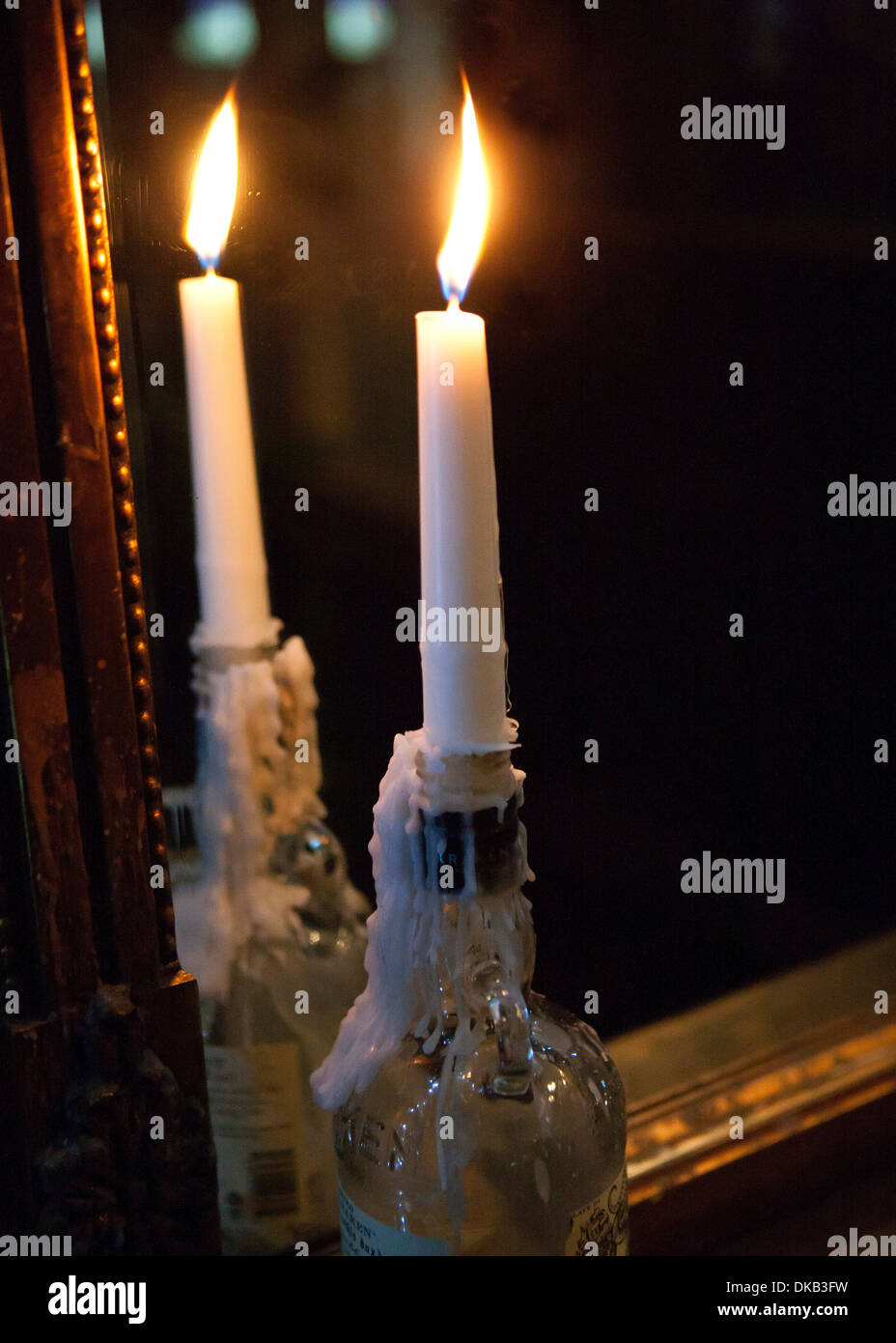 Reflection candles hi-res stock photography and images - Alamy
