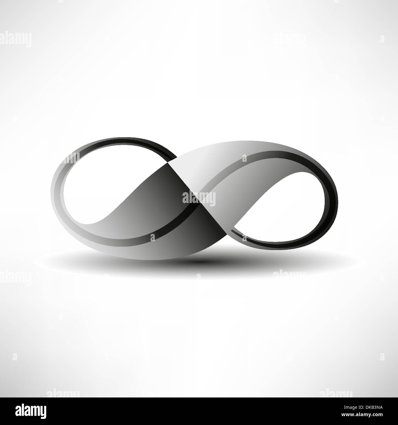 3d silver infinity symbol hi-res stock photography and images - Alamy