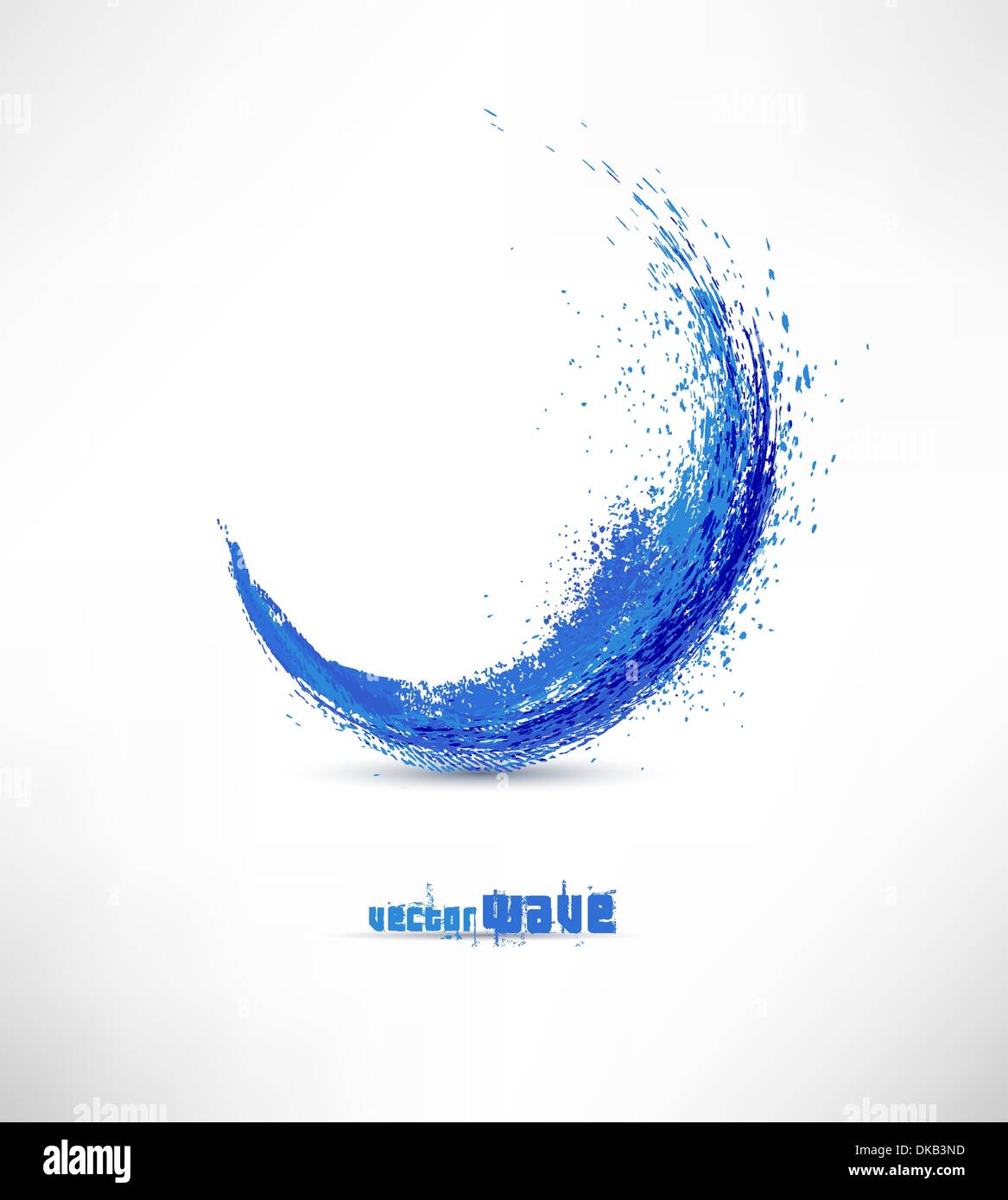 Vector illustration of abstract blue wave Stock Vector Image & Art - Alamy