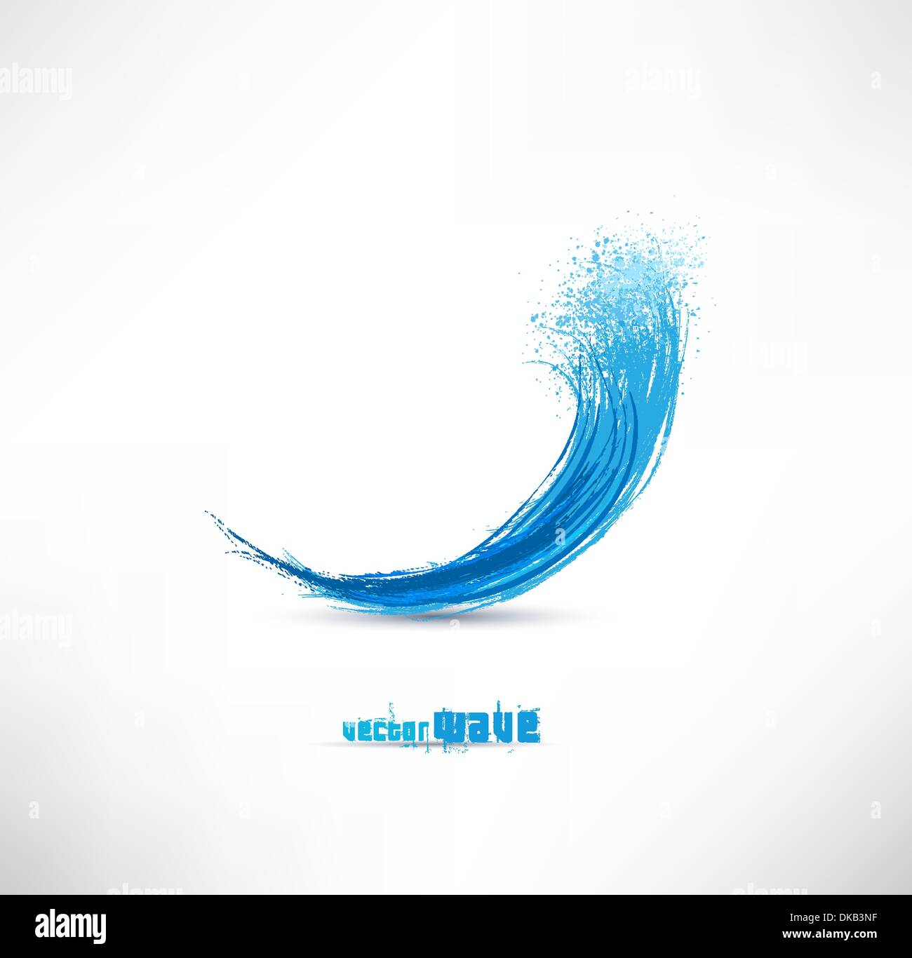 Blue wave sign Stock Vector Image & Art - Alamy