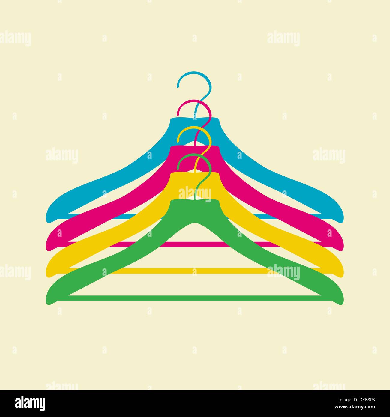 Clothes hanger warehouse Stock Vector Images - Alamy