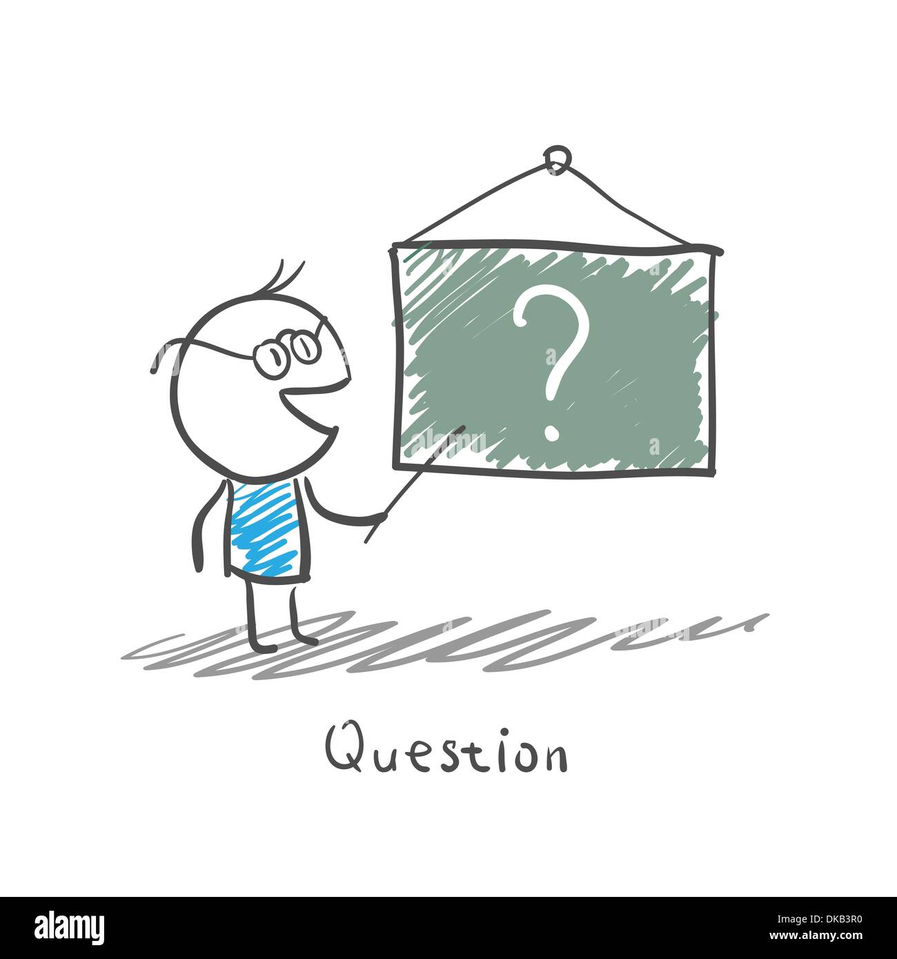 Standing talking teacher student Stock Vector Images - Alamy