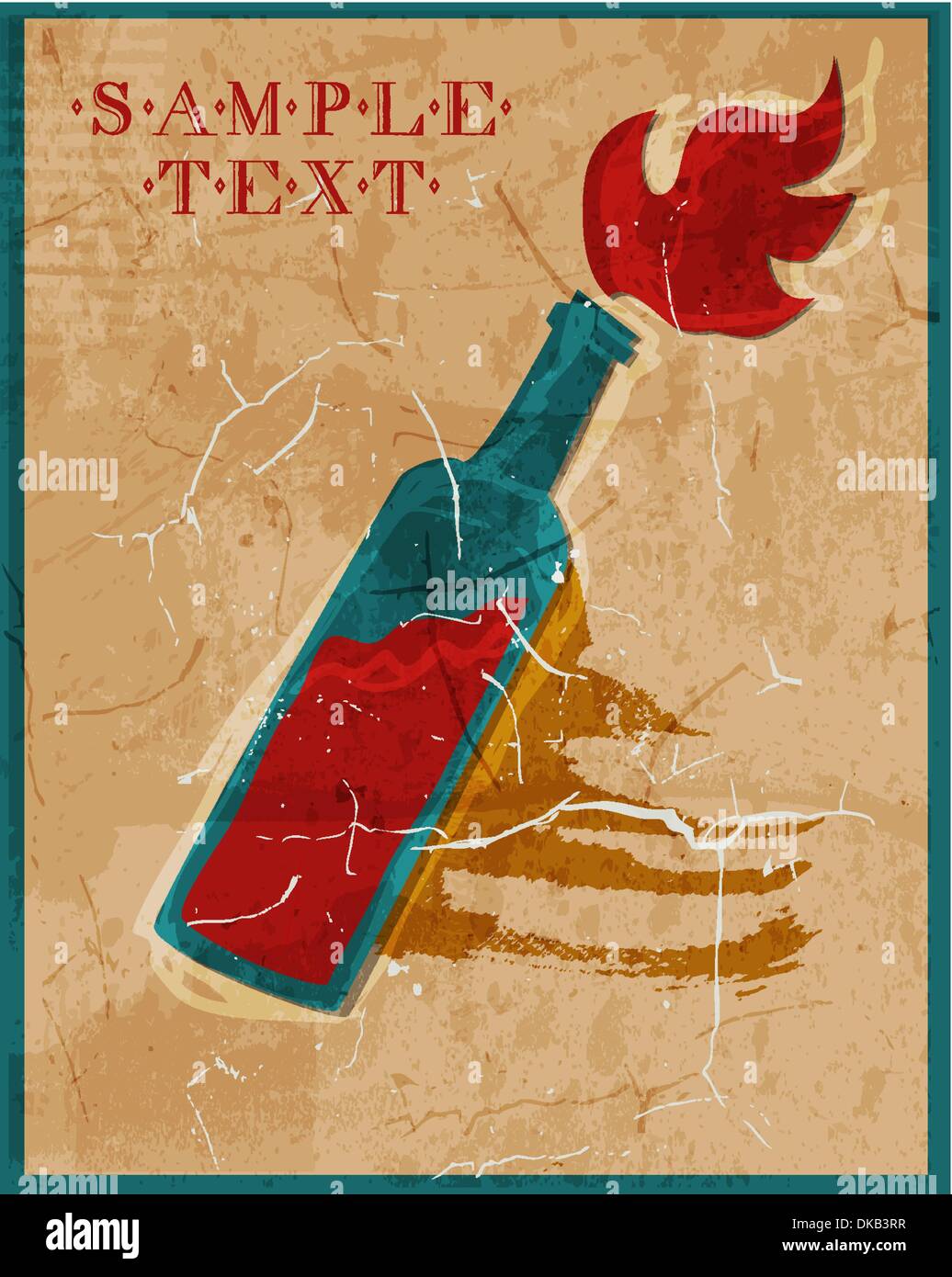 Molotov vector vectors hi-res stock photography and images - Alamy