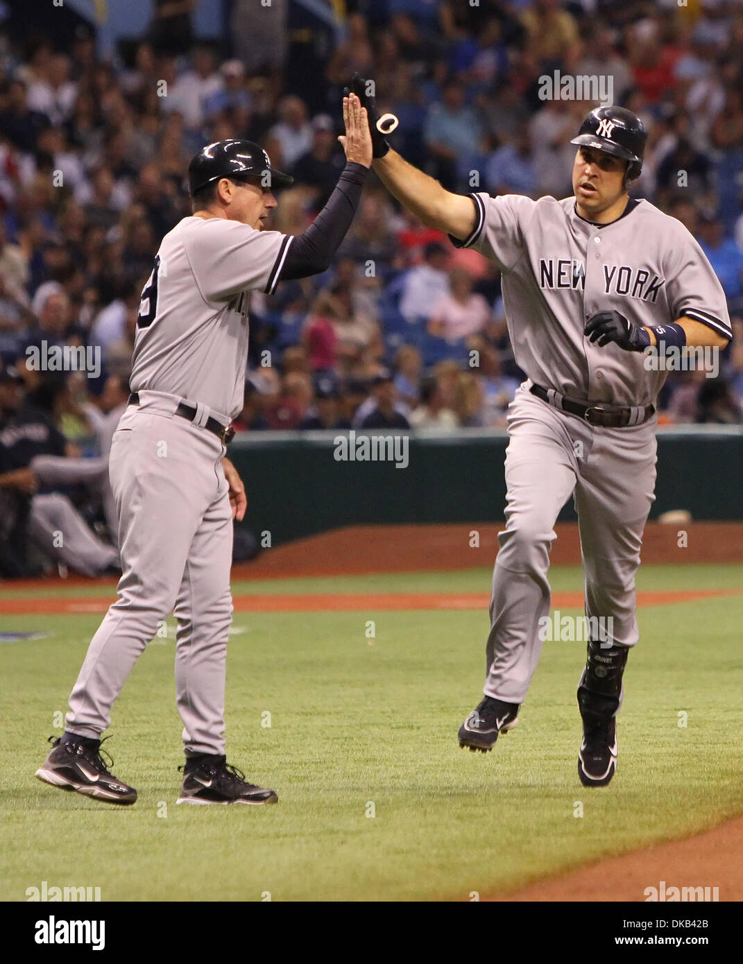 Sept. 28, 2011 - St.Petersburg, Florida, U.S - New York Yankees first ...