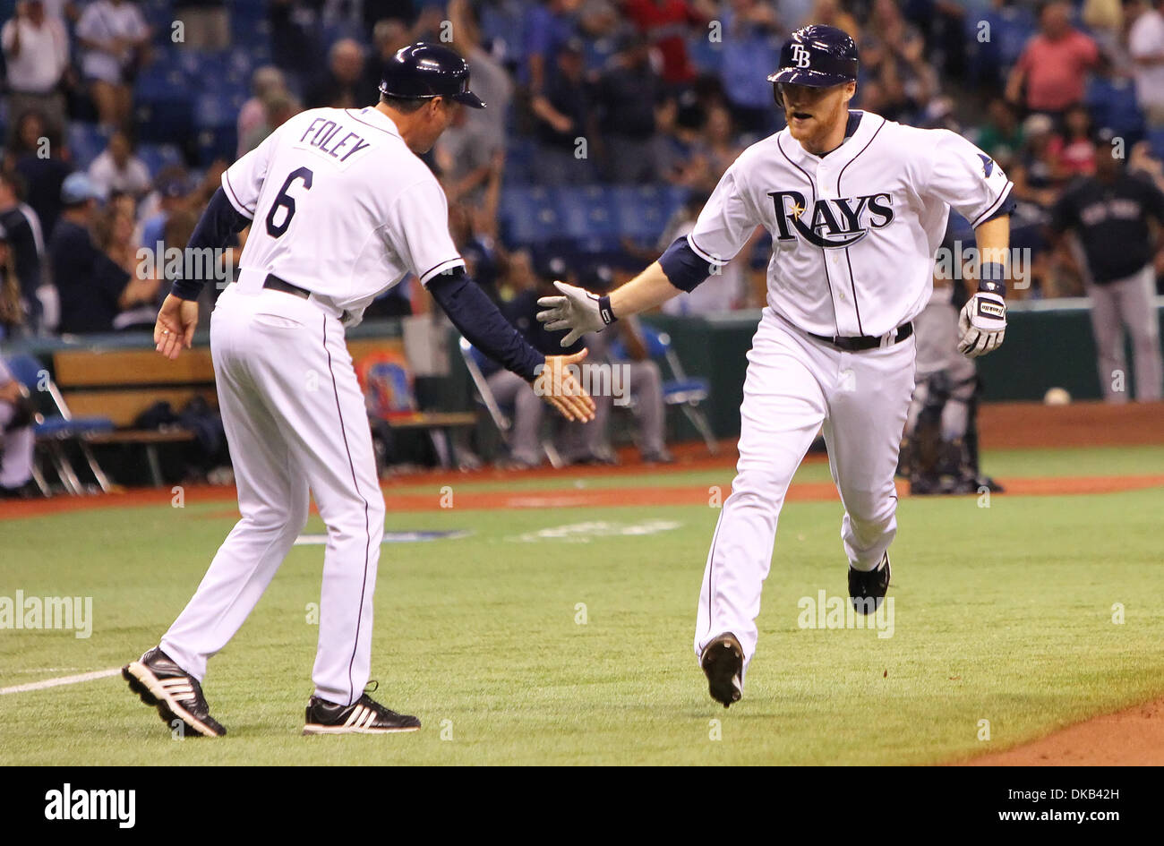 Sept. 28, 2011 - St.Petersburg, Florida, U.S - Tampa Bay Rays first ...