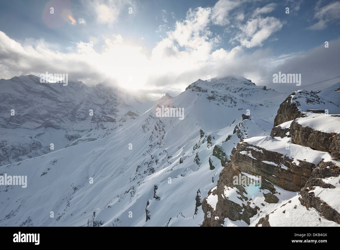 Murren Schilthorn Winter High Resolution Stock Photography and Images ...