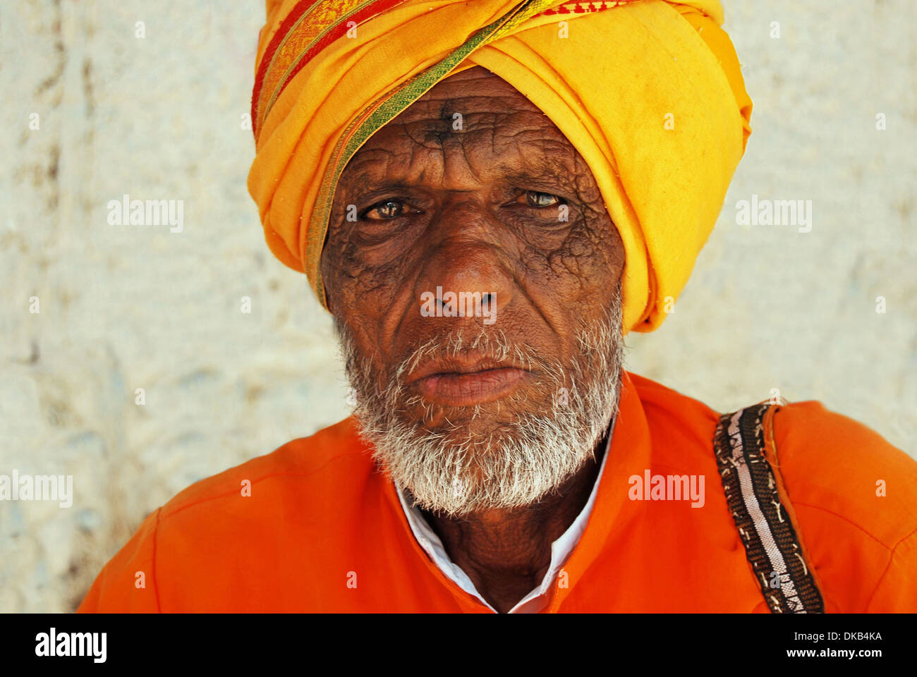 Portrait of a village person, Pune, Maharashtra, India Stock Photo - Alamy