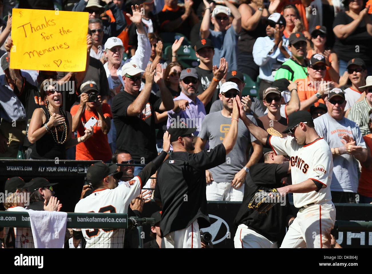 Sept. 29, 2011 - San Francisco, California, U.S - San Francisco Giants ...