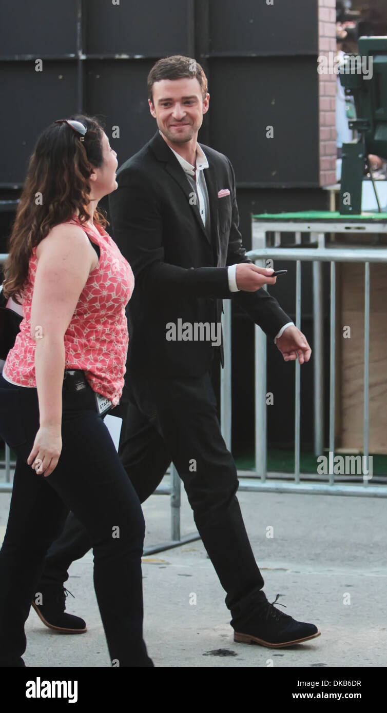 Justin Timberlake at world premiere of 'Trouble With Curve' - outside ...