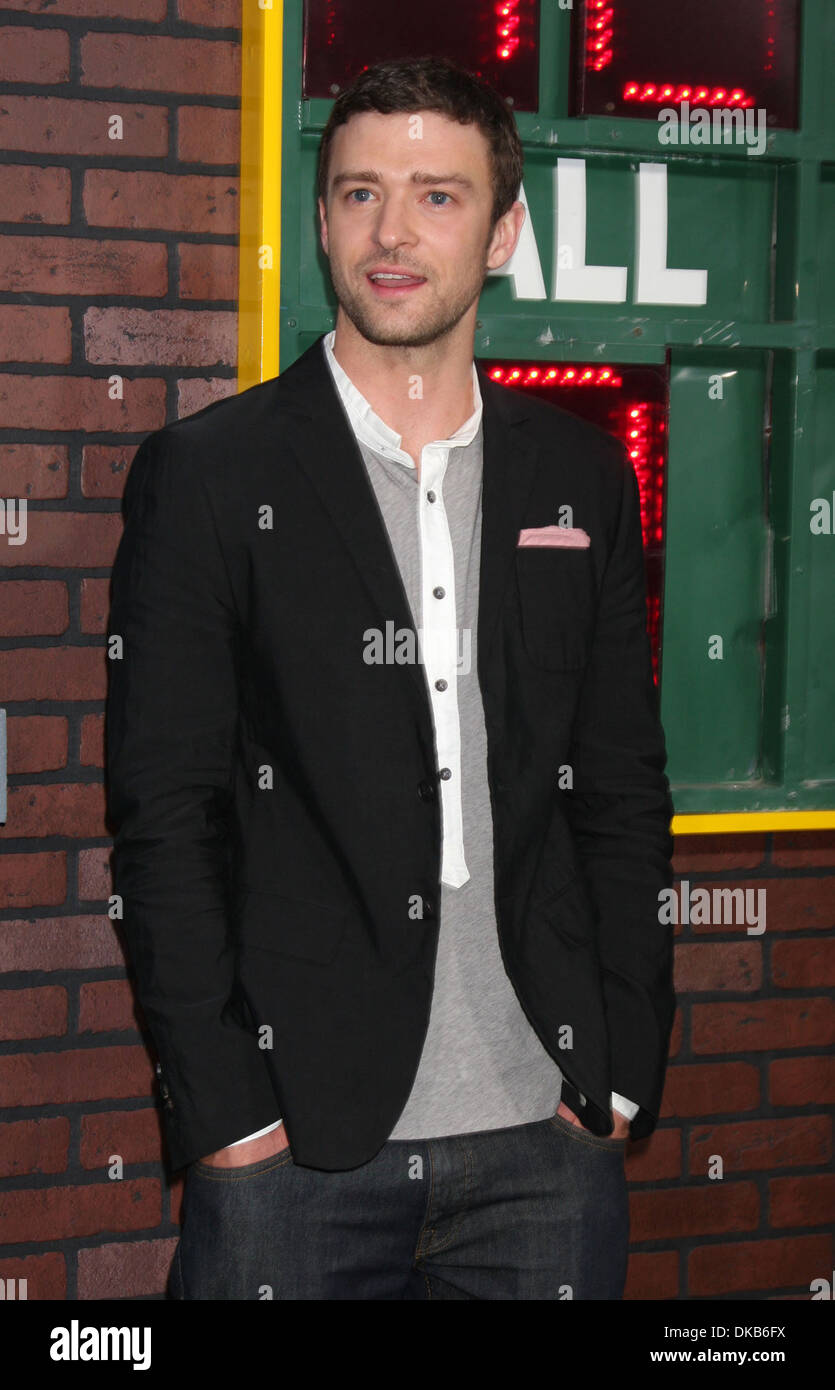 Justin Timberlake world premiere of 'Trouble With Curve' held at Mann ...