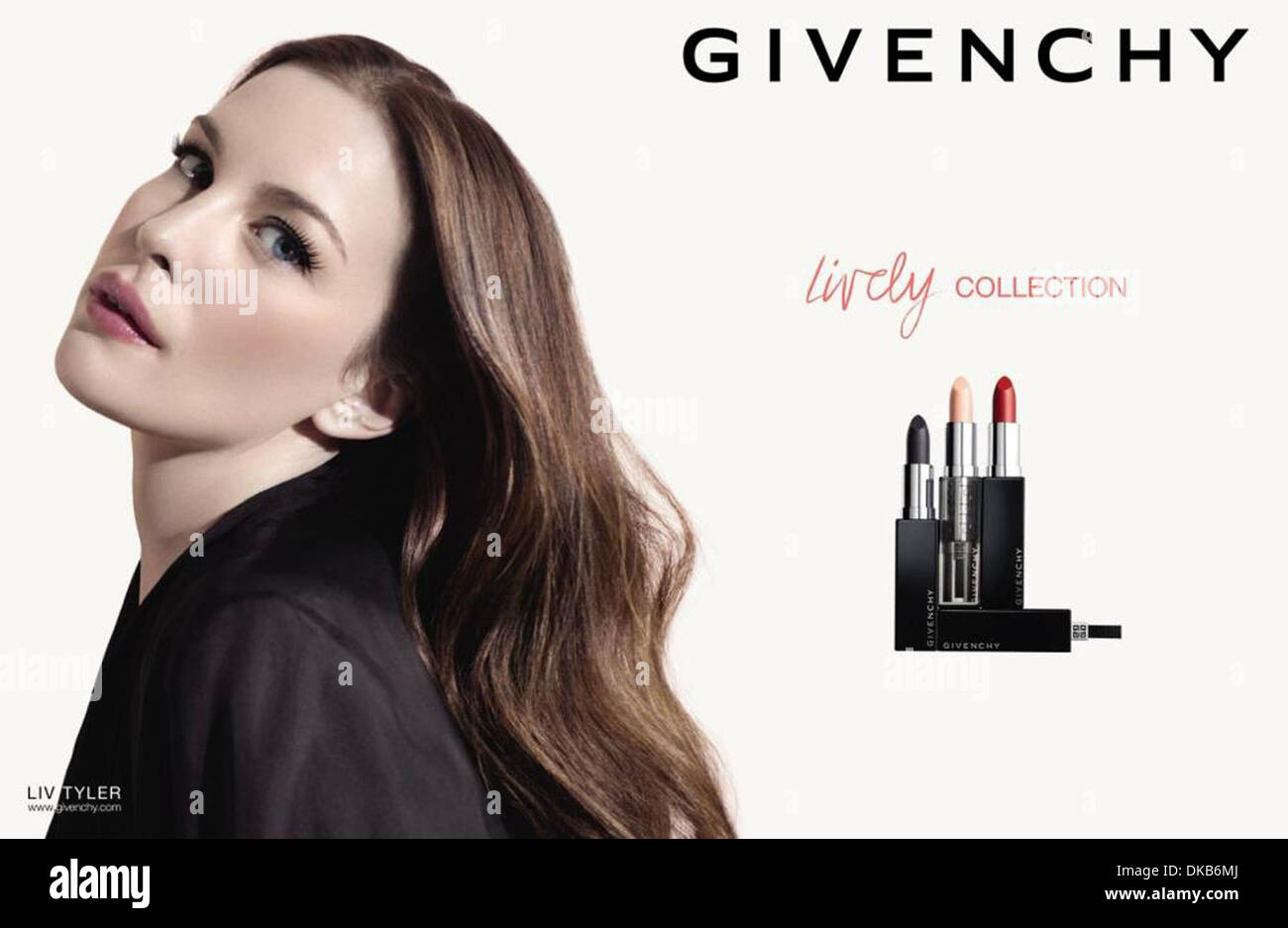 Actress Liv Tyler stars in latest advertising campaign 'Givenchy Lively ...