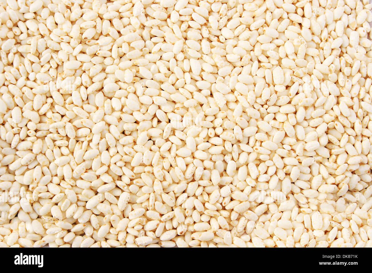 Puffed rice as a background Stock Photo - Alamy