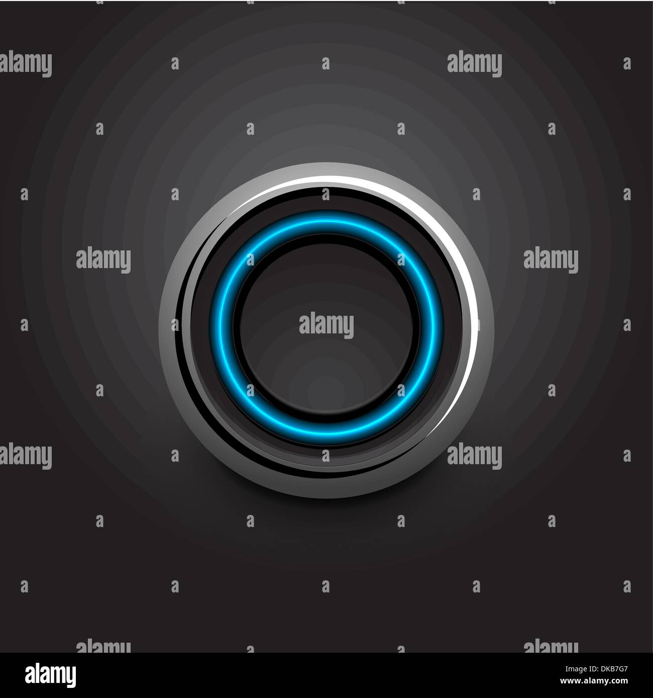 Vector abstract hi-tech button design Stock Vector Image & Art - Alamy