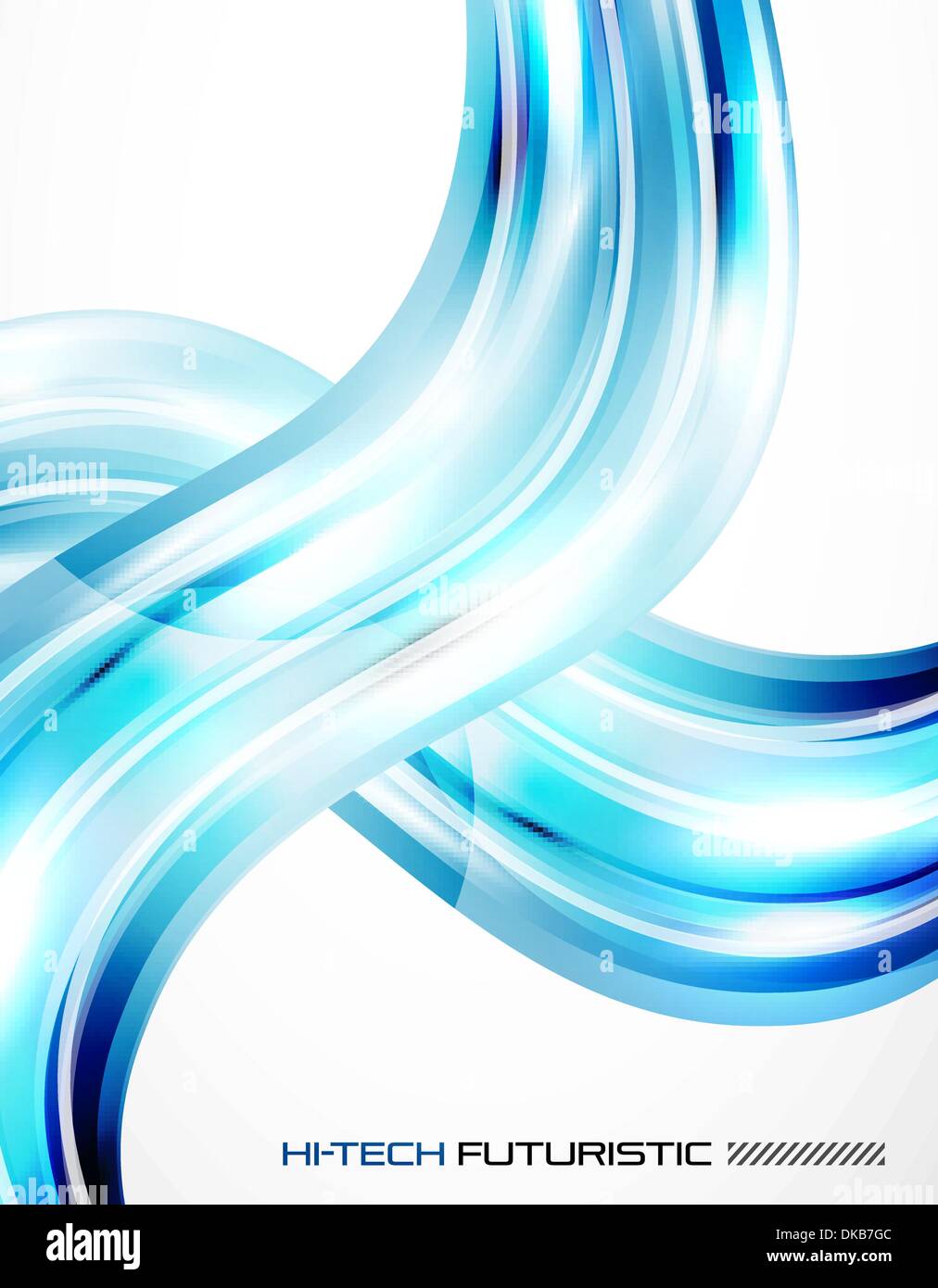 Abstract vector waves in glossy style Stock Vector Image & Art - Alamy