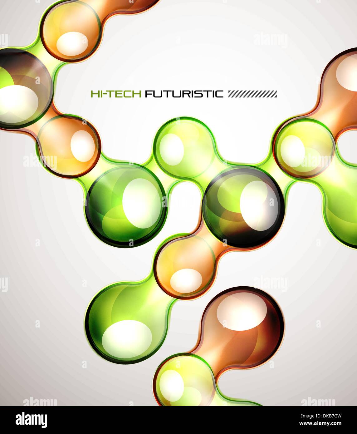 Futuristic color bubbles abstract background Stock Vector Image & Art ...