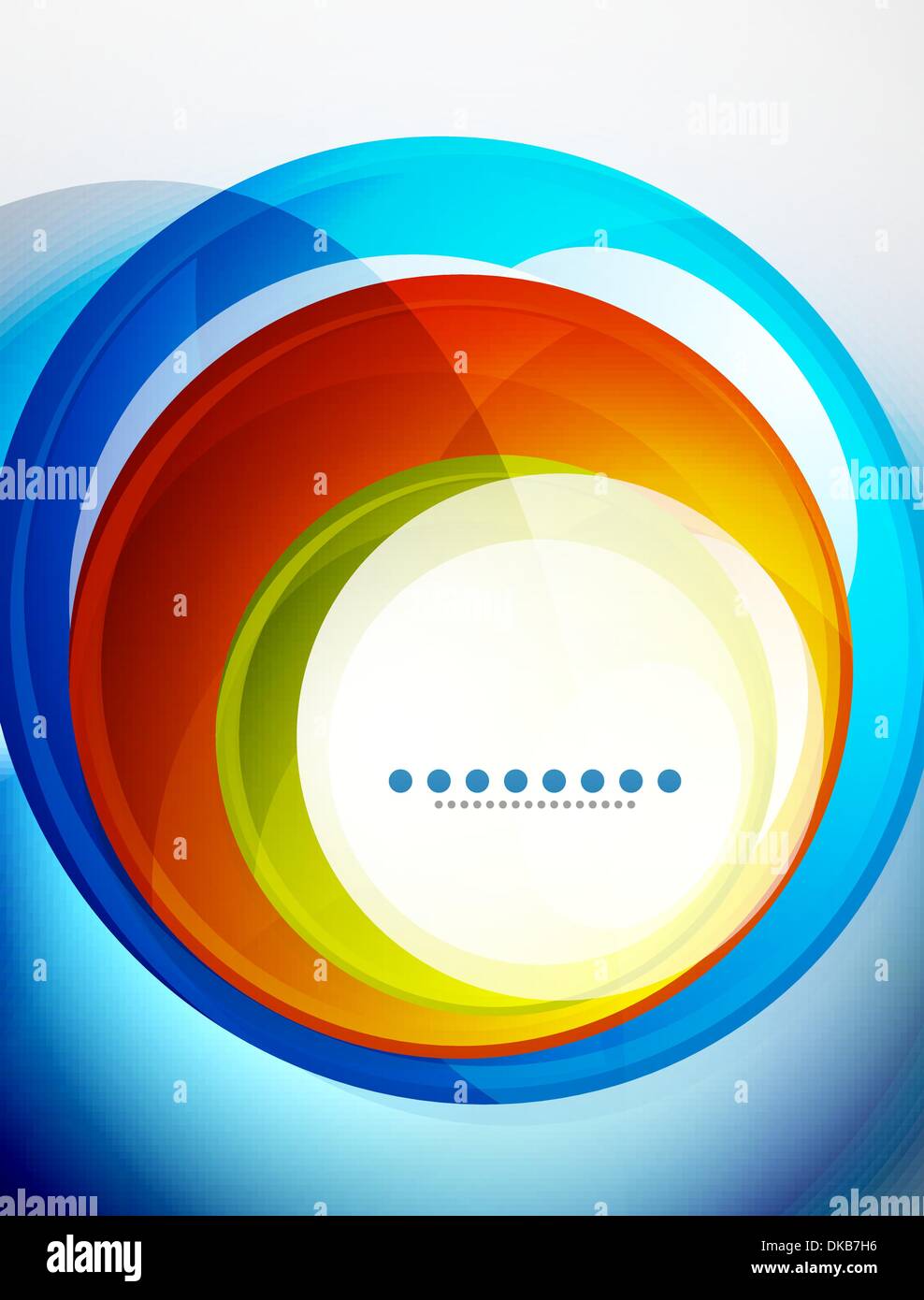 Abstract vector background made of colorful swirl shapes Stock Vector ...