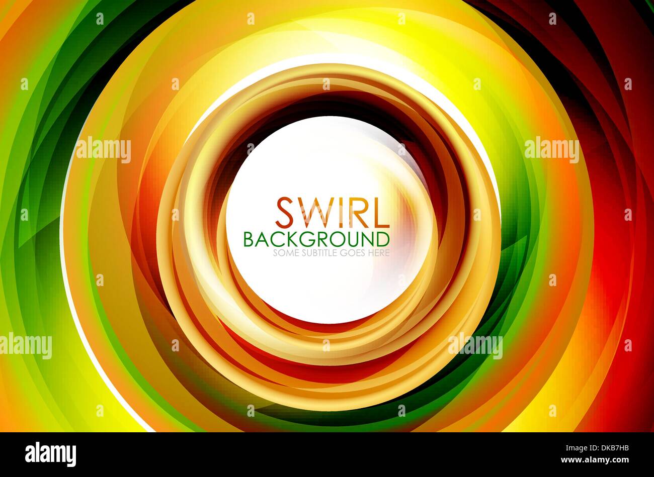 Hi-tech swirl abstract swirl shaped colorful background Stock Vector ...