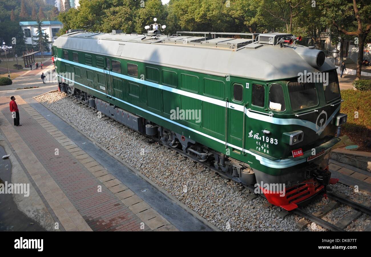 Changsha, China's Hunan Province. 4th Dec, 2013. A vintage locomotive ...