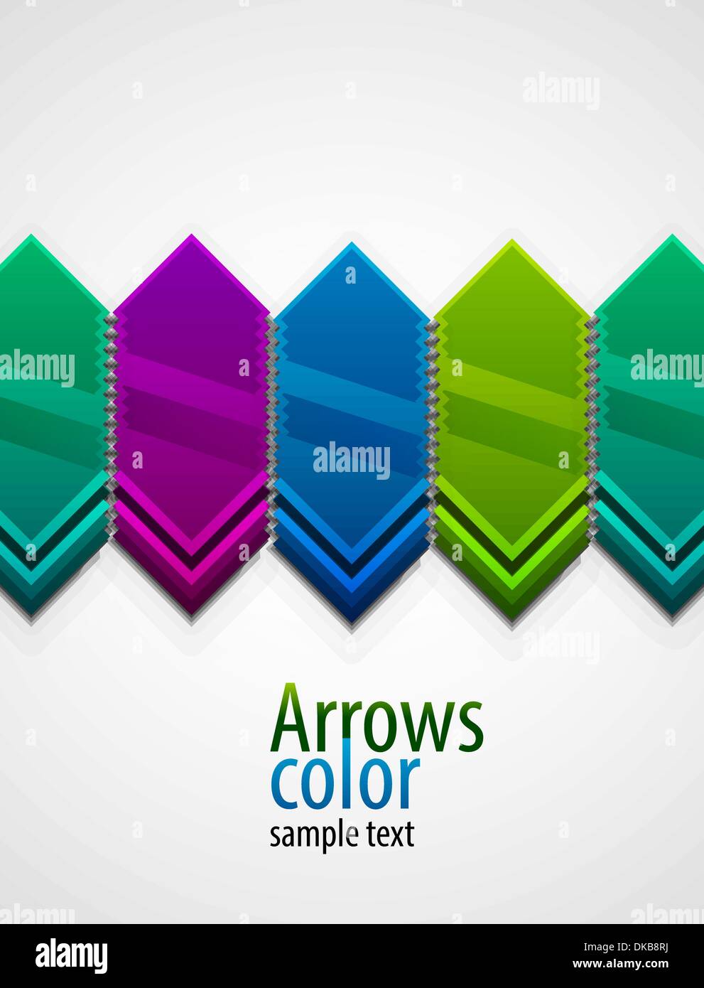 Abstract vector arrows background with sample text Stock Vector Image ...