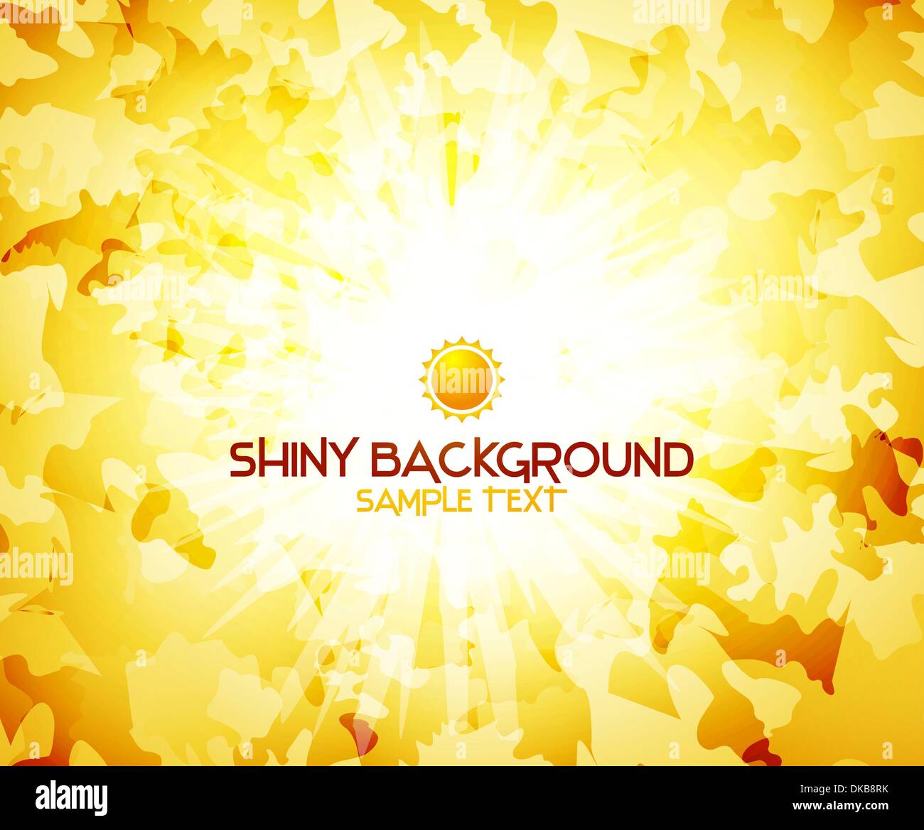 Vector yellow abstract light with sample text Stock Vector Image & Art ...