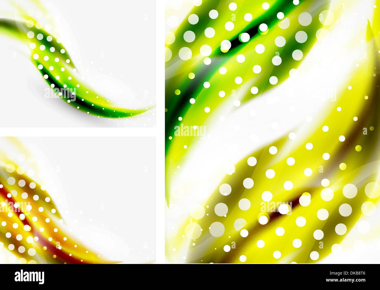 Vector glossy colorful waves. Isolated Stock Vector Image & Art - Alamy