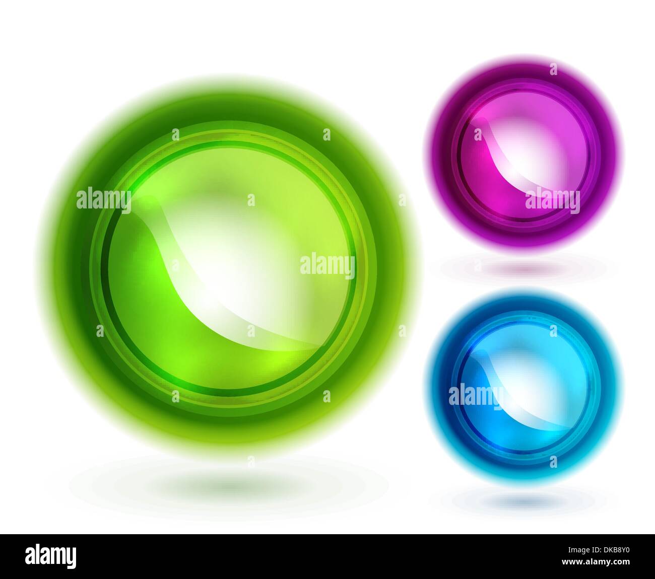 Abstract liquid glass technology button Stock Vector Image & Art - Alamy