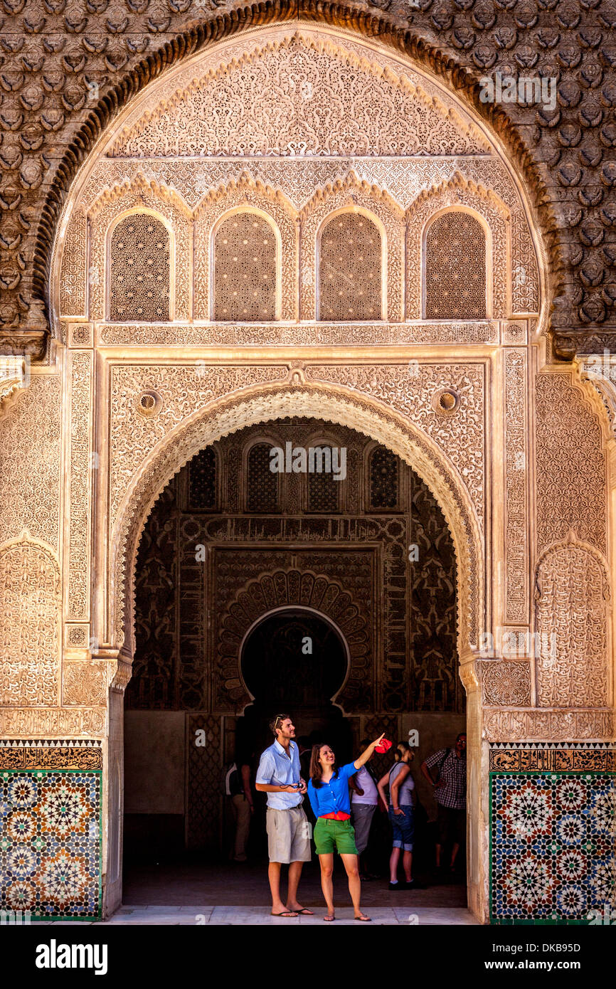 Madrasa medersa marrakech marrakech hi-res stock photography and images ...