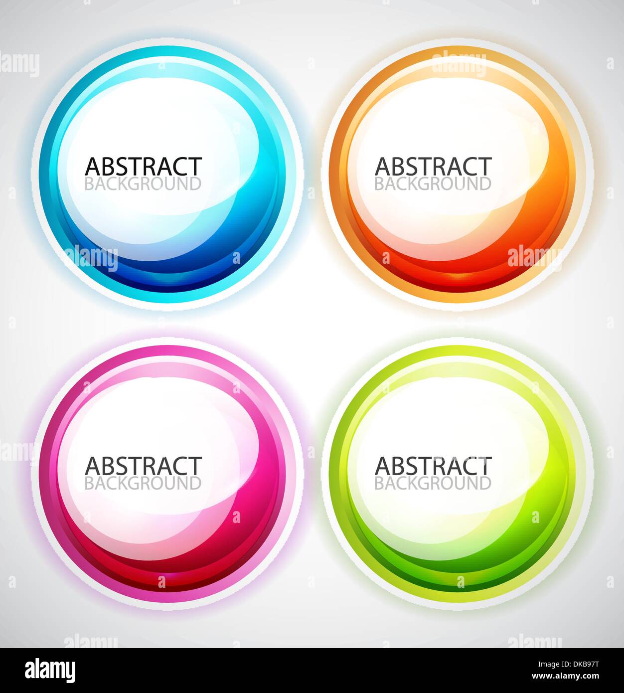 Abstract colorful vector shapes with sample text Stock Vector Image ...