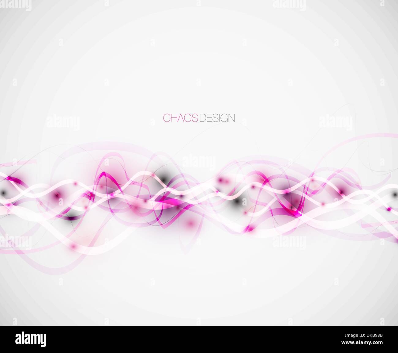 Vector illustration with abstract chaos composition Stock Vector Image ...