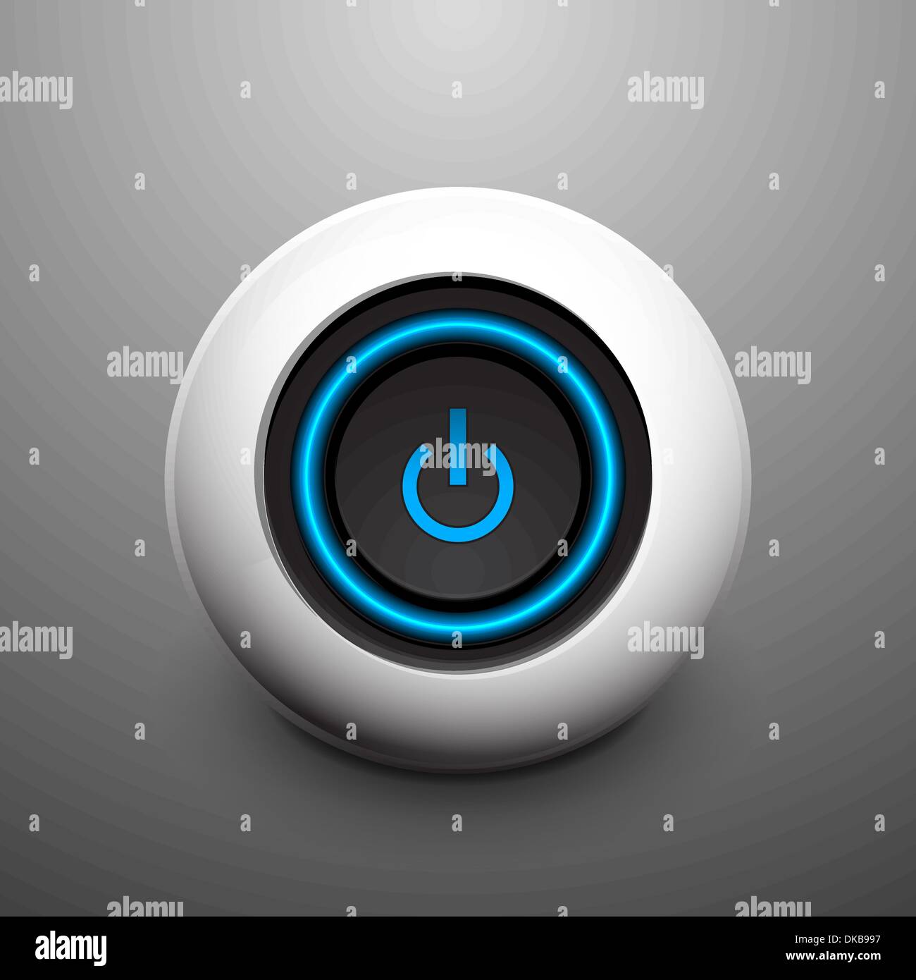 Vector abstract hi-tech button design Stock Vector Image & Art - Alamy