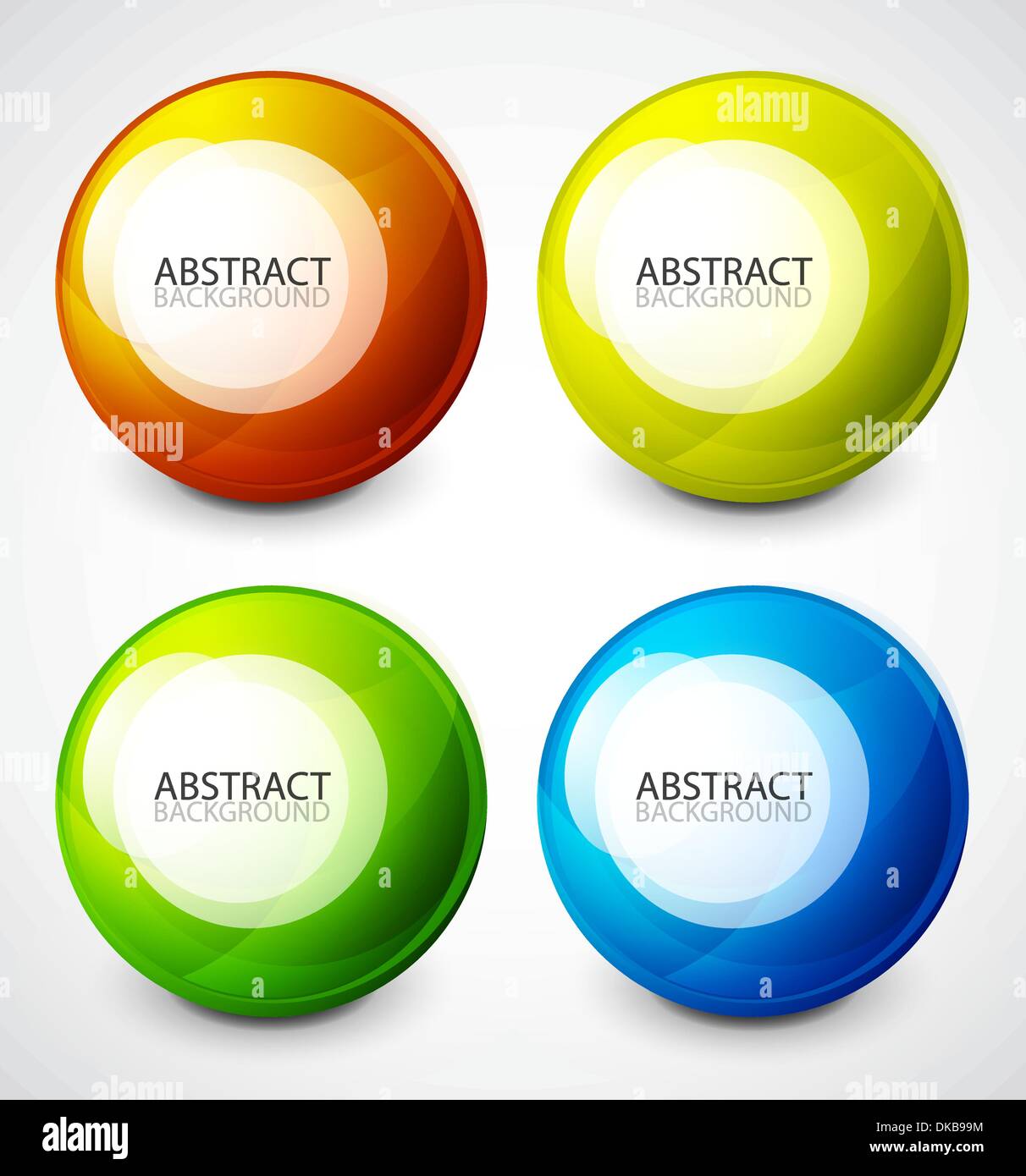 Abstract colorful vector shapes with sample text Stock Vector Image ...