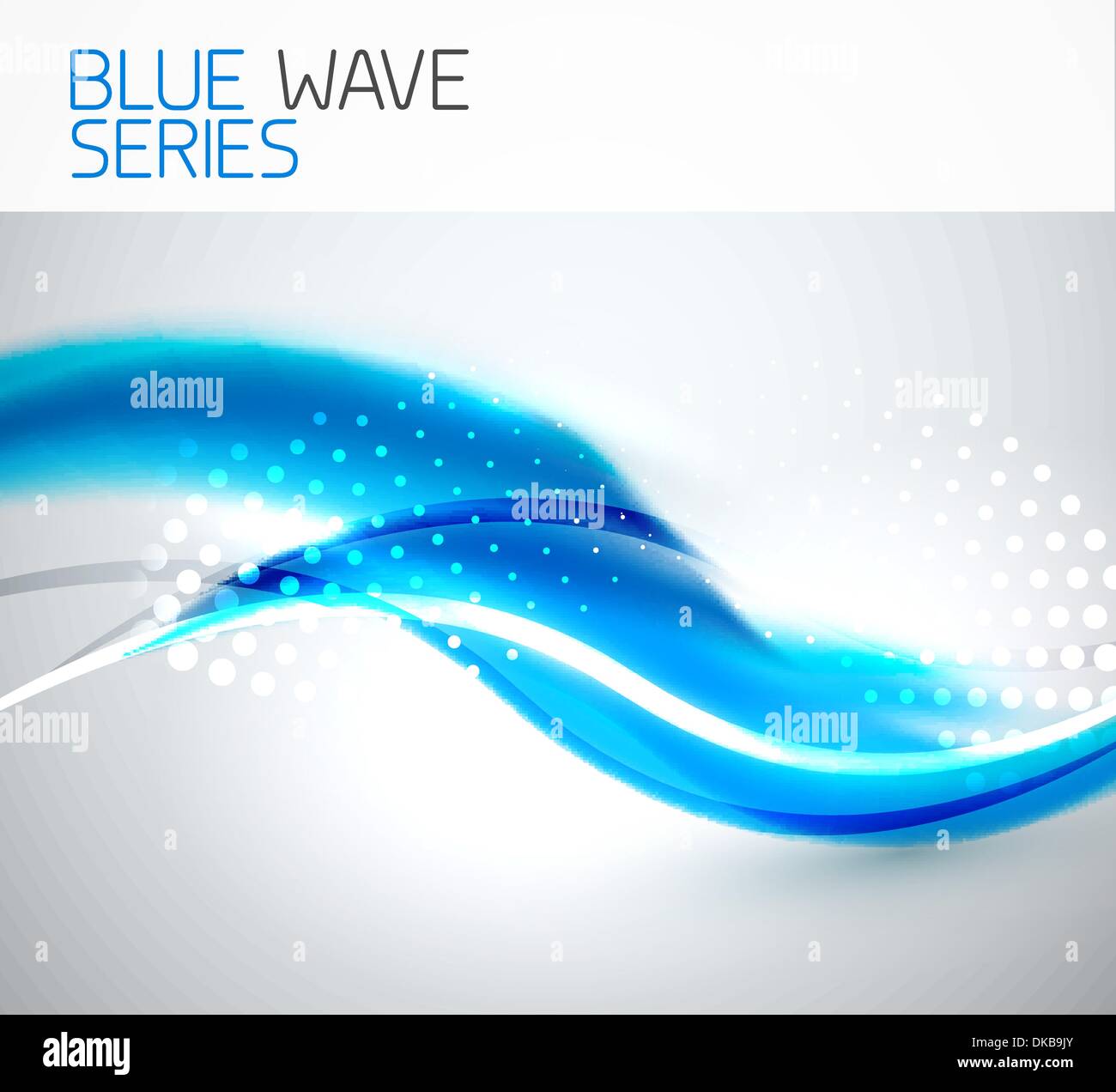 Blue abstract clean wave background Stock Vector Image & Art - Alamy