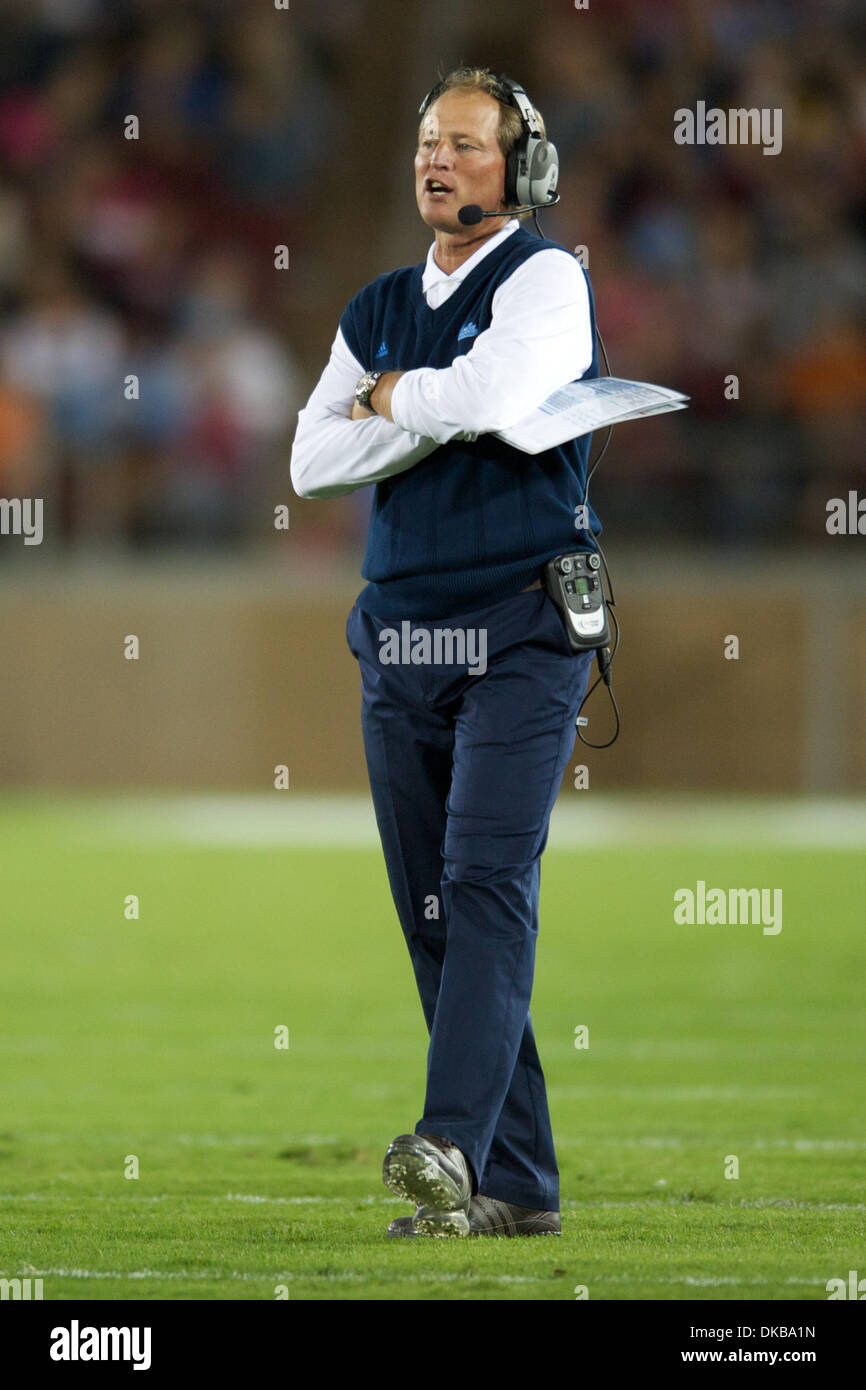 Oct. 1, 2011 - Stanford, California, U.S - UCLA head coach Rick ...