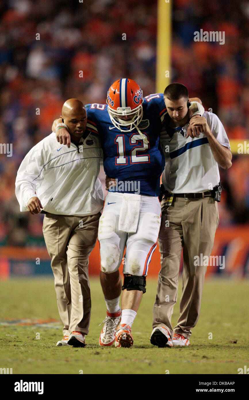 Oct. 1, 2011 Gainesville, Florida, U.S. - Florida Gators quarterback ...