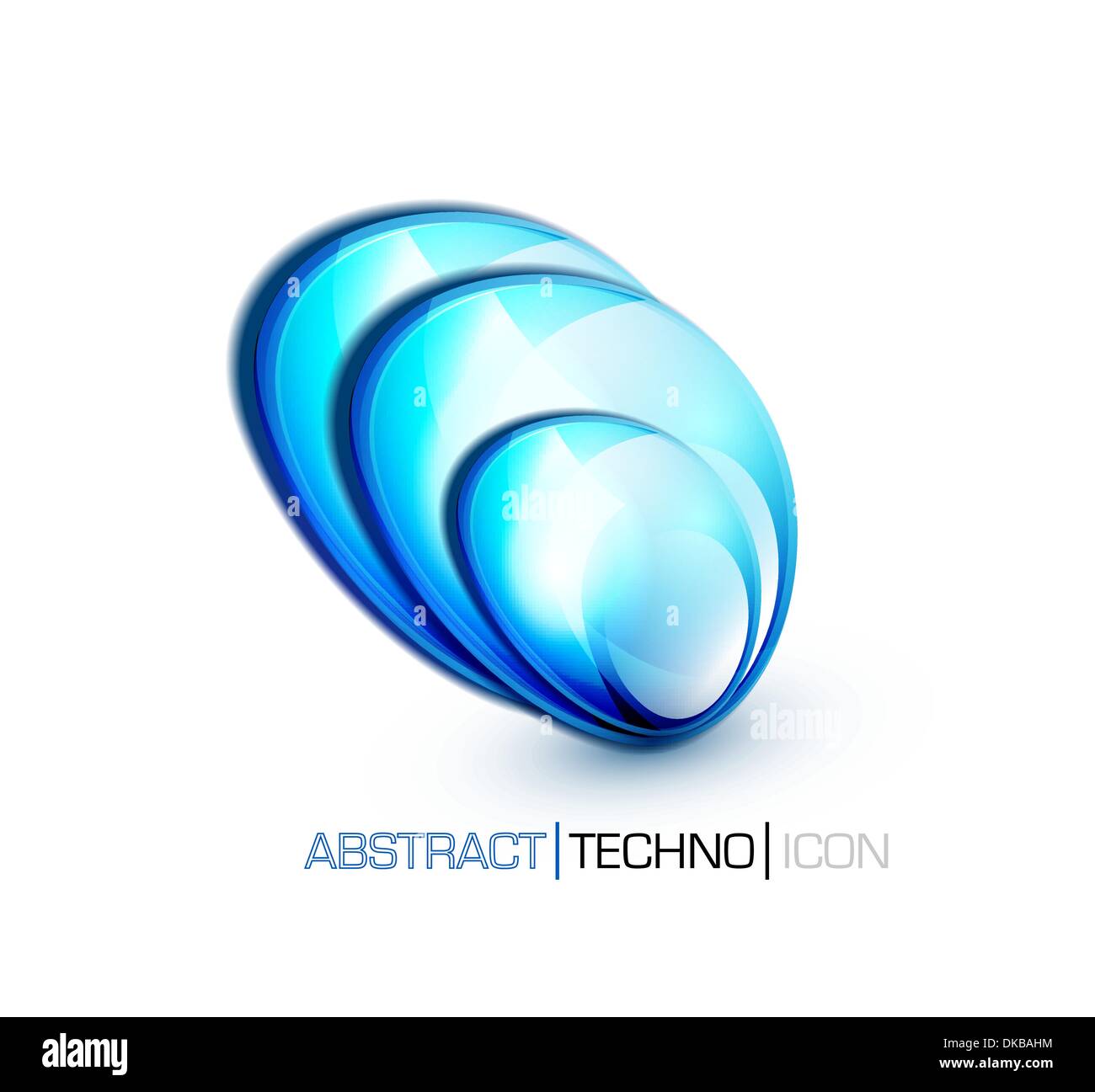 Blue abstract vector design element Stock Vector Image & Art - Alamy