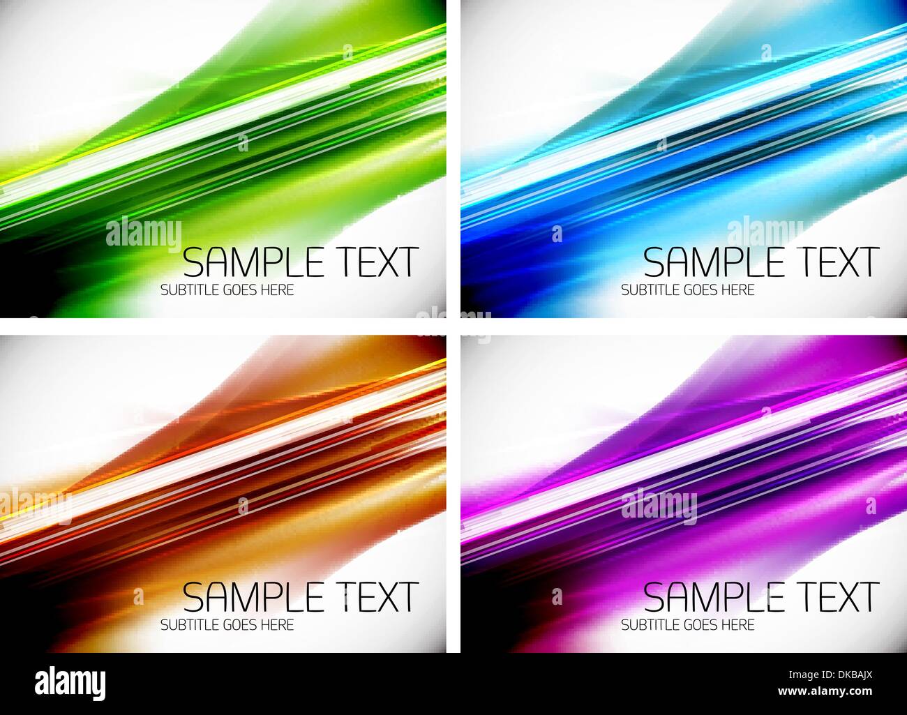 Set of detailed abstract straight line backgrounds Stock Vector Image ...