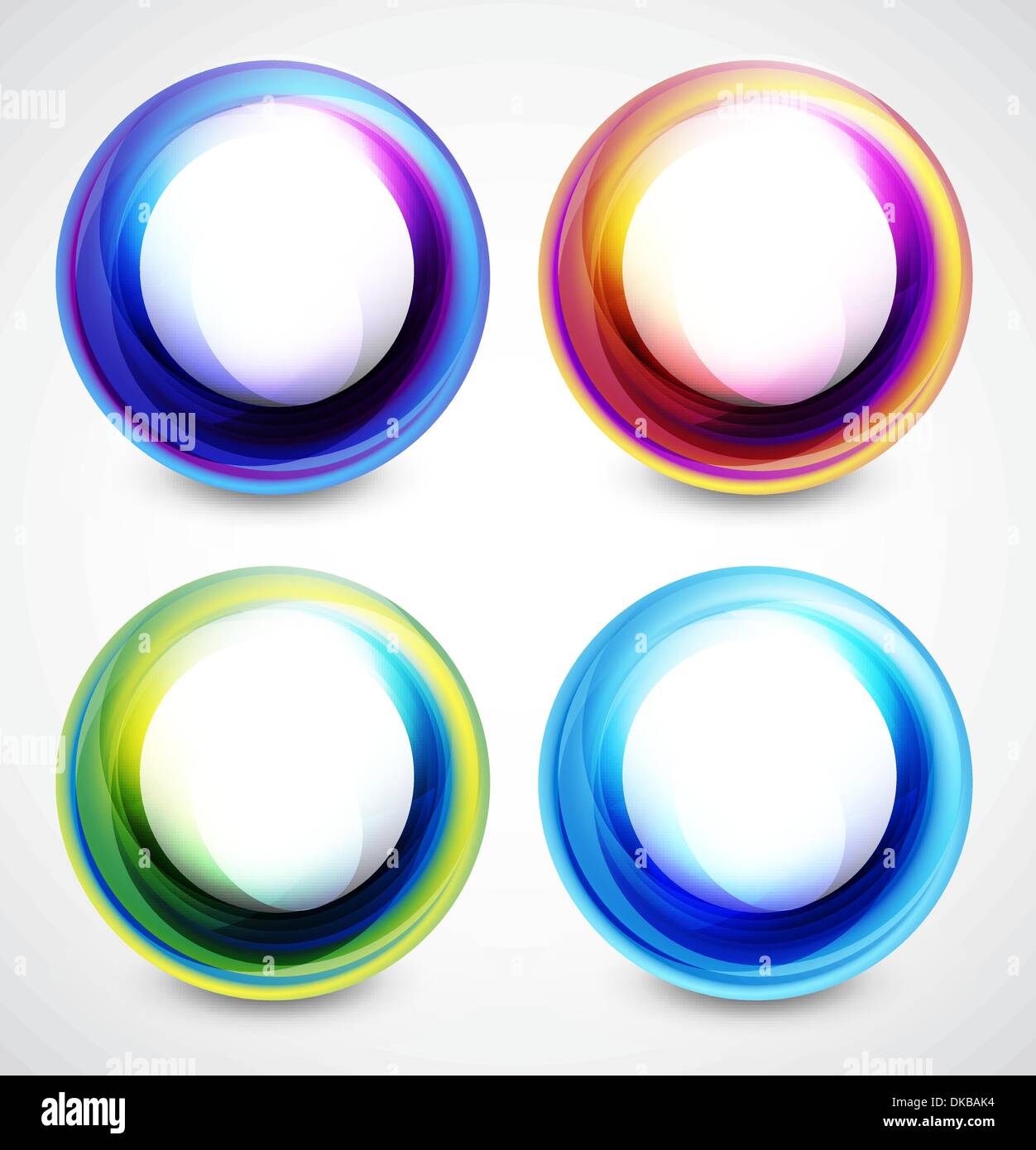 Abstract colorful vector shapes with sample text Stock Vector Image ...