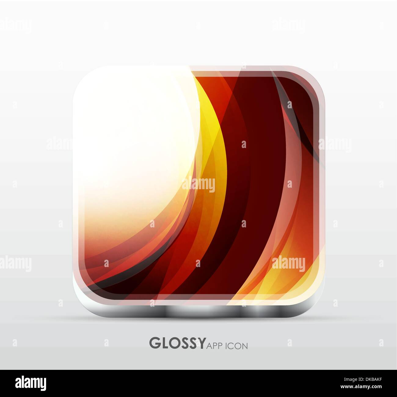 Vector templates of glossy app icons Stock Vector Image & Art - Alamy