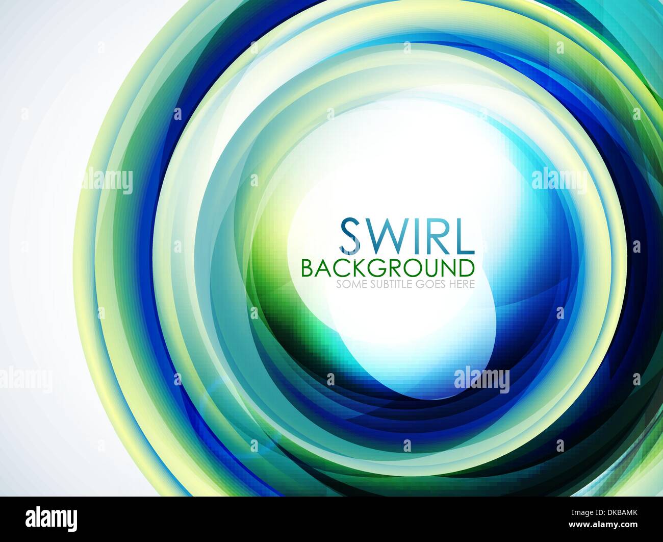 Vector abstract swirl background with sample text Stock Vector Image ...