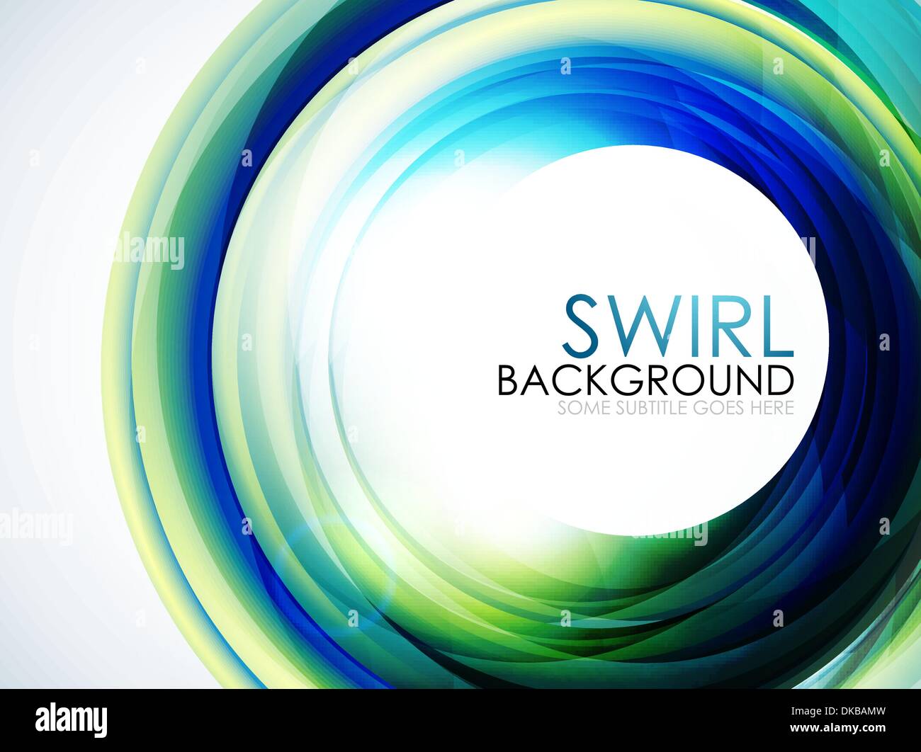 Vector abstract swirl background with sample text Stock Vector Image ...
