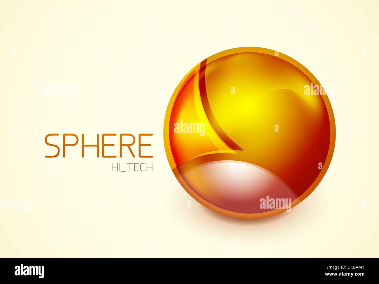 Vector abstract technological sphere icon Stock Vector Image & Art - Alamy