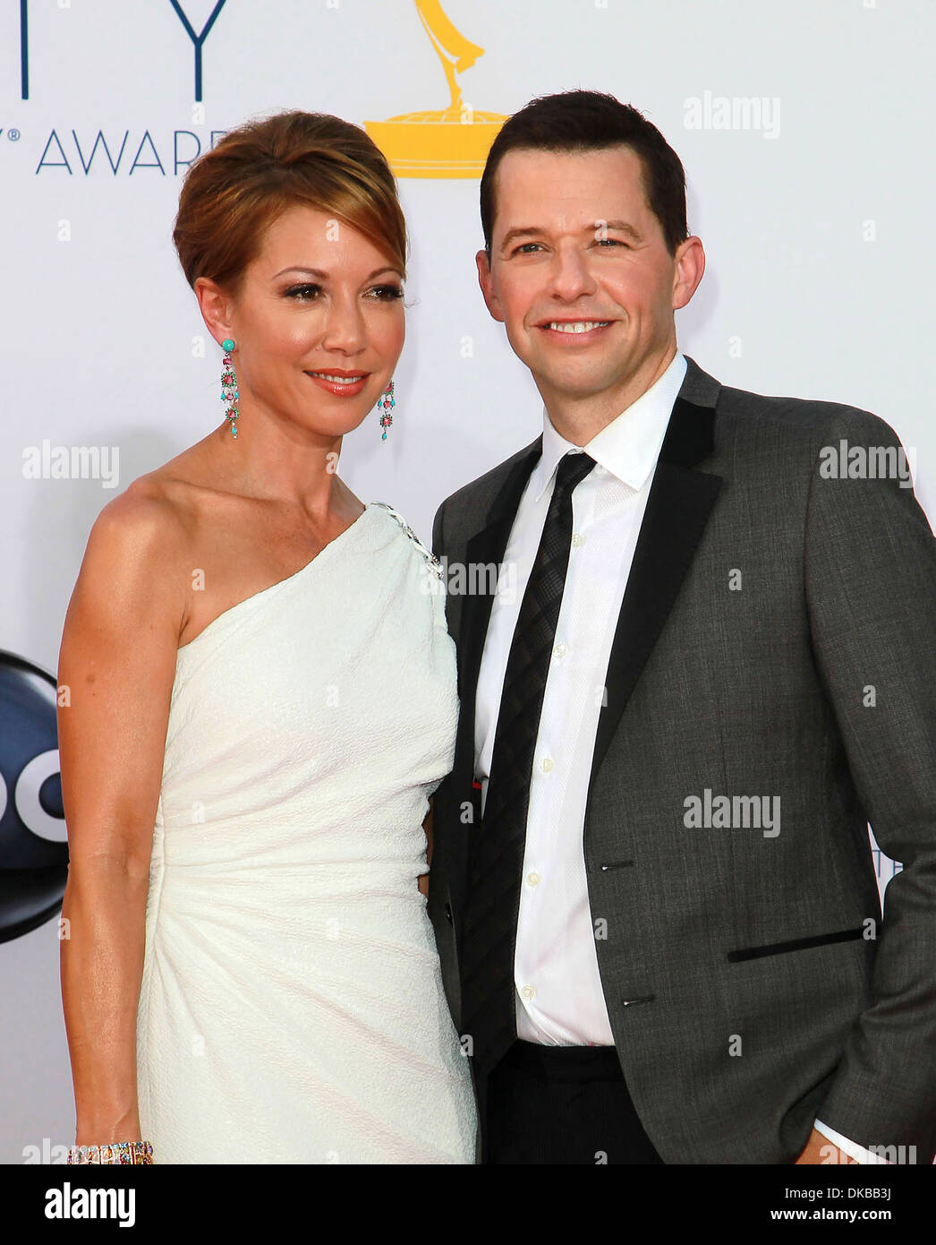 Jon Cryer Lisa Joyner 64th Annual Primetime Emmy Awards held at Nokia ...