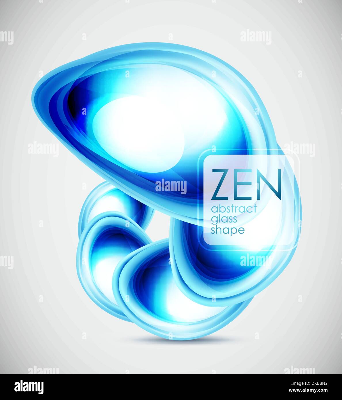 Abstract harmonious zen glass stone composition Stock Vector Image ...