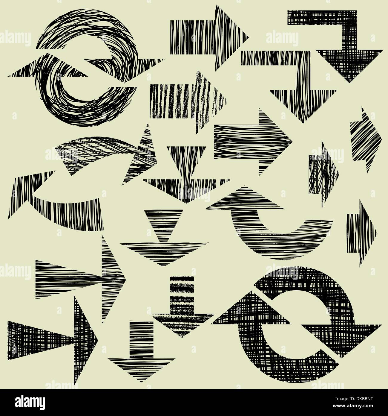 Arrow Vector Set Stock Vector Image And Art Alamy