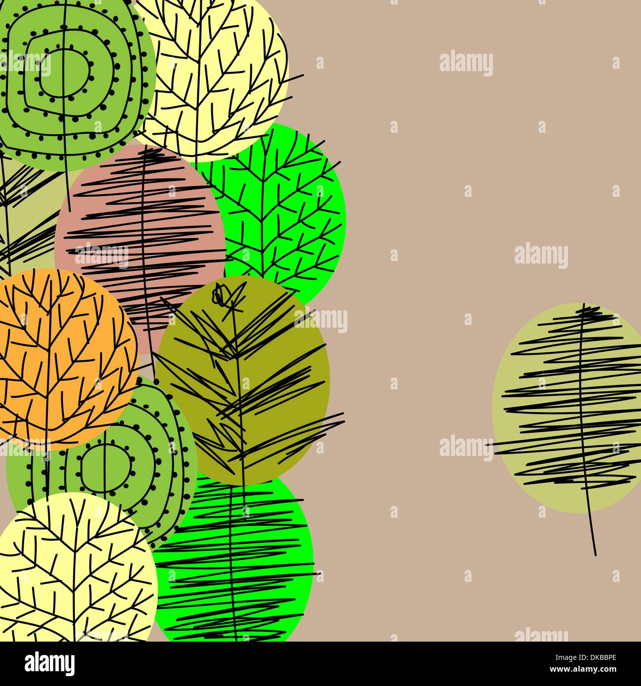 abstract tree background Stock Vector Image & Art - Alamy