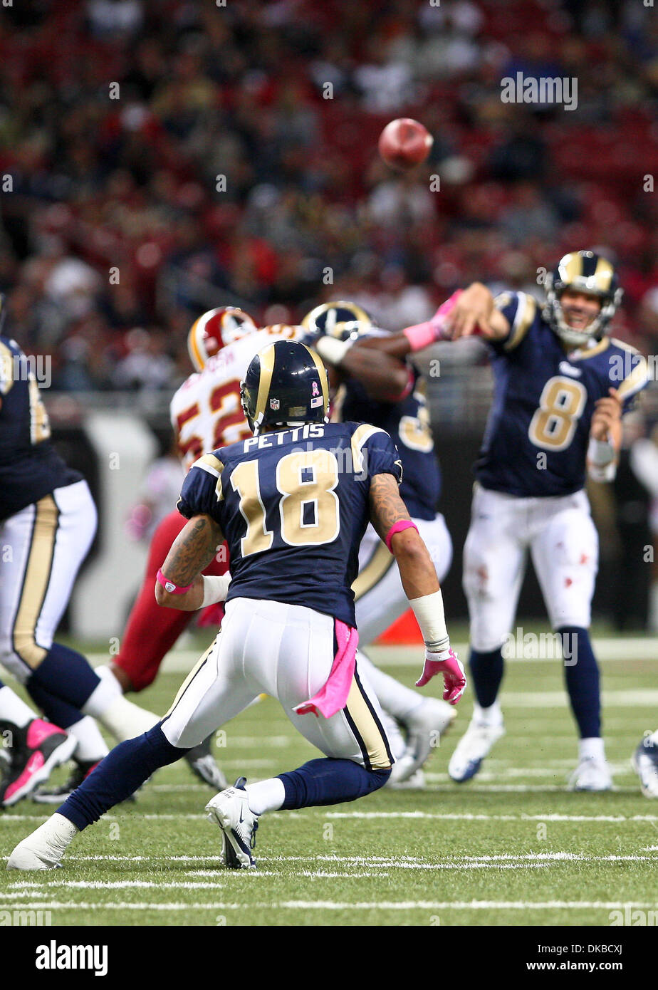Oct. 2, 2011 - Saint Louis, Missouri, U.S - St. Louis Rams wide ...