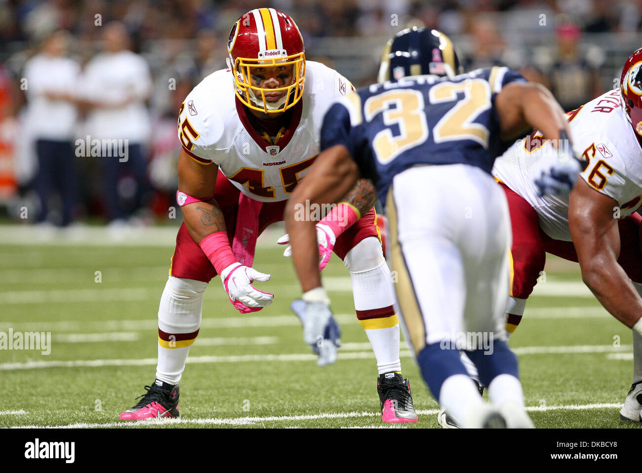 Washington redskins fullback mike sellers hi-res stock photography and ...