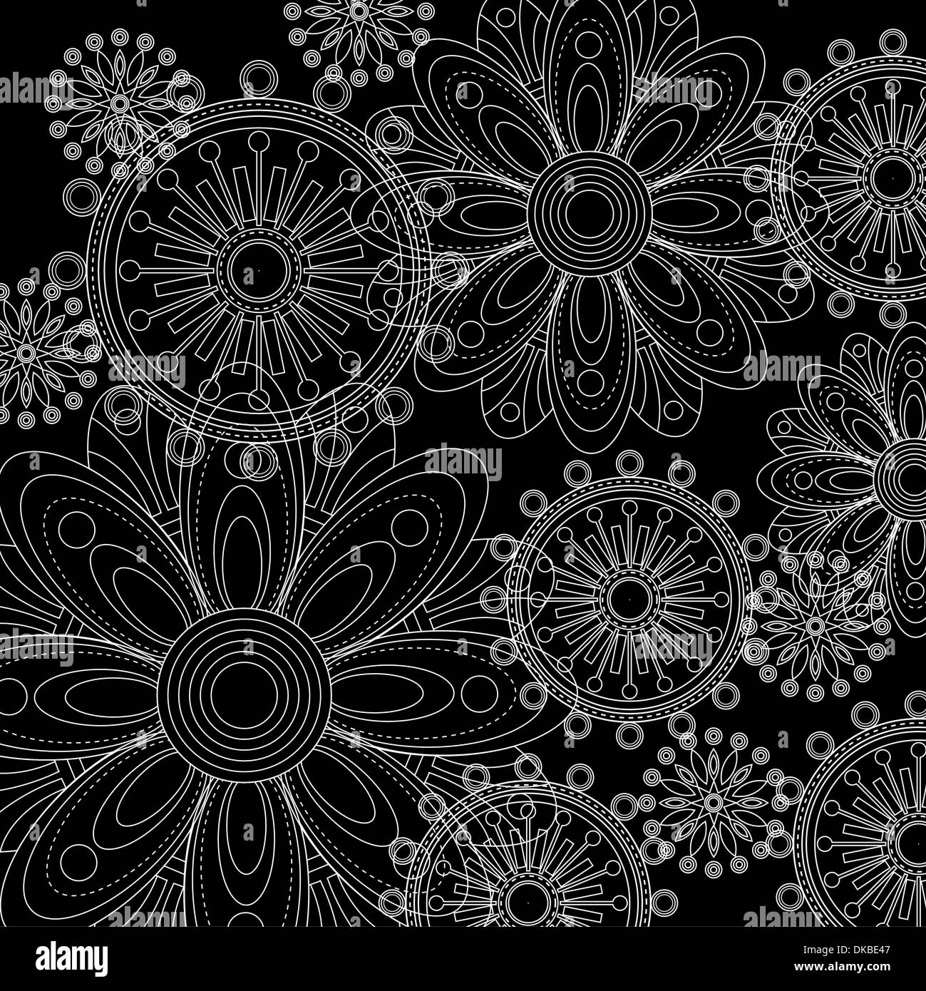 White paper background decorated Black and White Stock Photos & Images ...